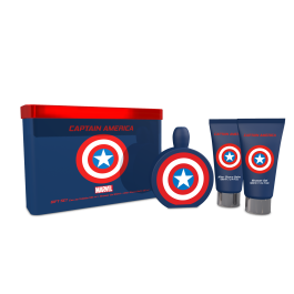 CAPTAIN AMERICA GIFT SET EDT 100ML + SHOWER GEL 100ML+AS BODY MIST